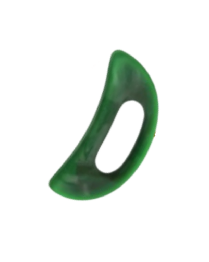 Half Moon - Green Neck and Shoulder Scraping Massage Tool - Japanese ...